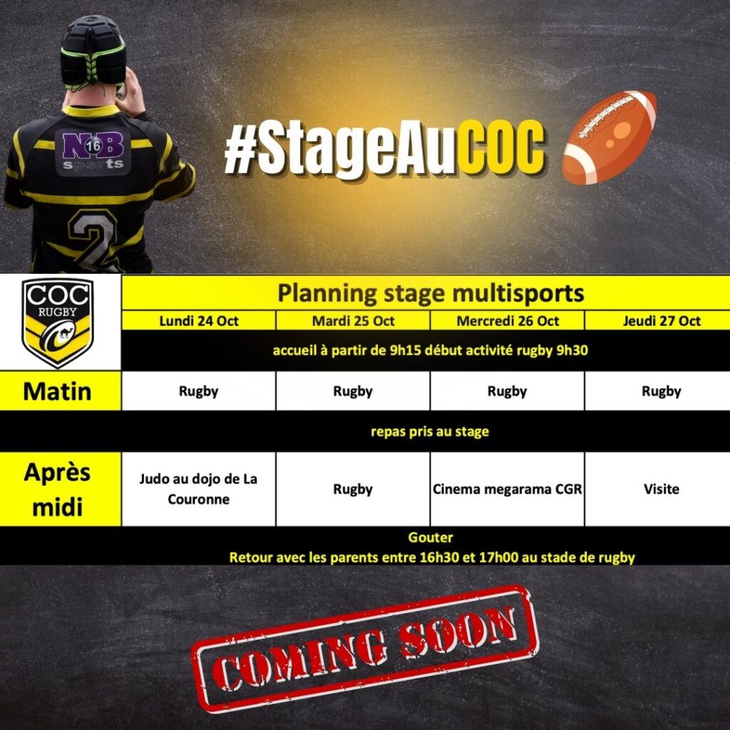 Stage multisport au COC