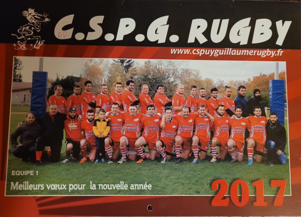 Les calendriers du CSPG Rugby