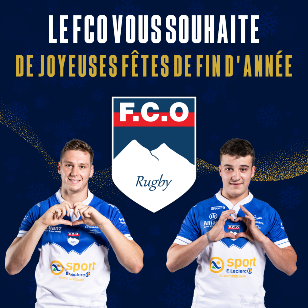 Joyeuses Fêtes de fin d’année de la part du FCO Rugby Club