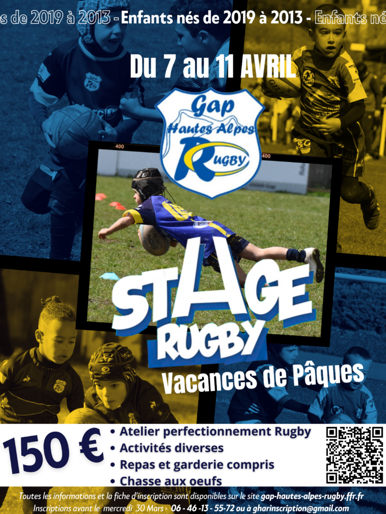 Stage de Rugby Pâques 2025