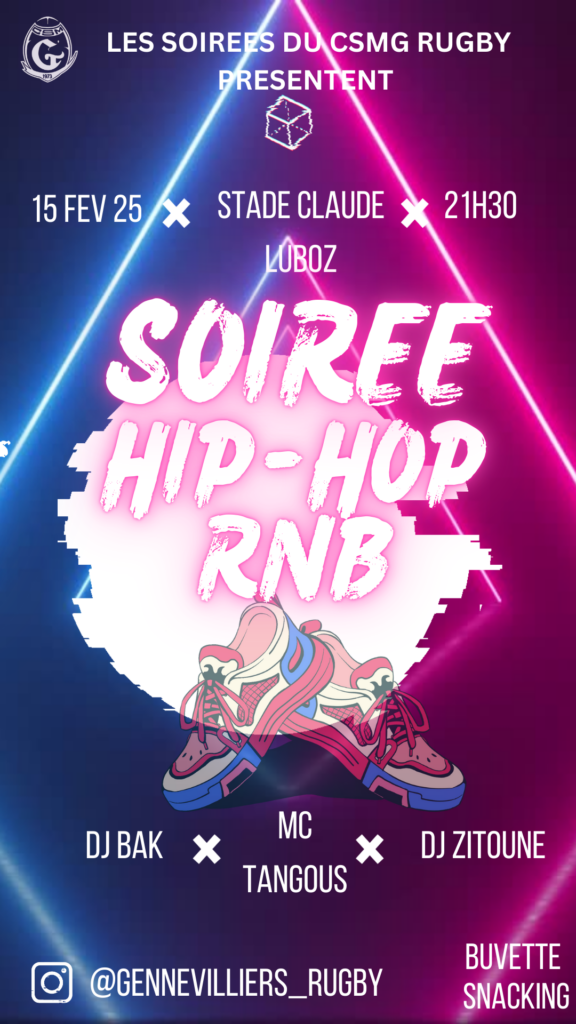 Soirée Hip Hop RnB 🎤🪩