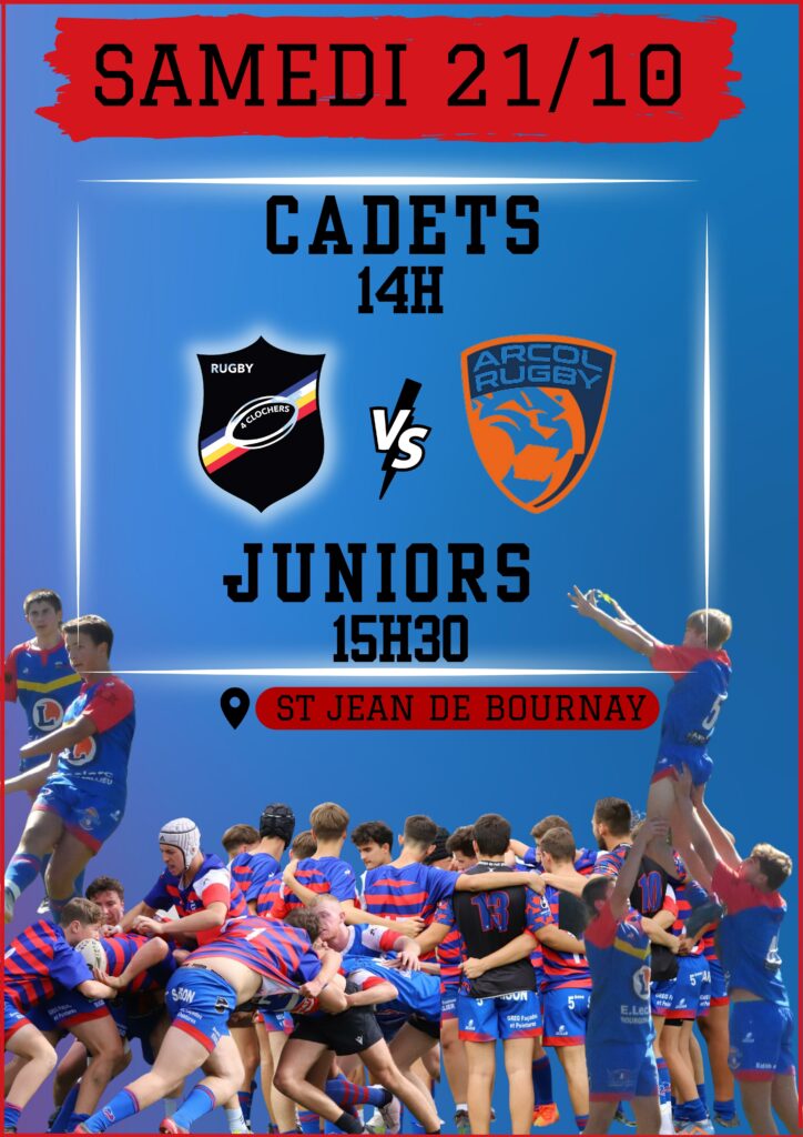 Match cadets et juniors 21/10