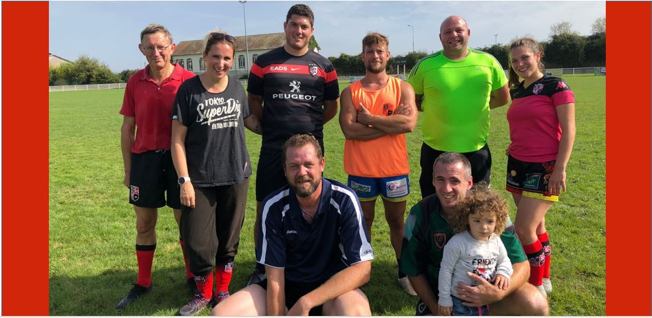 Premier entraînement de la section rugby à 5