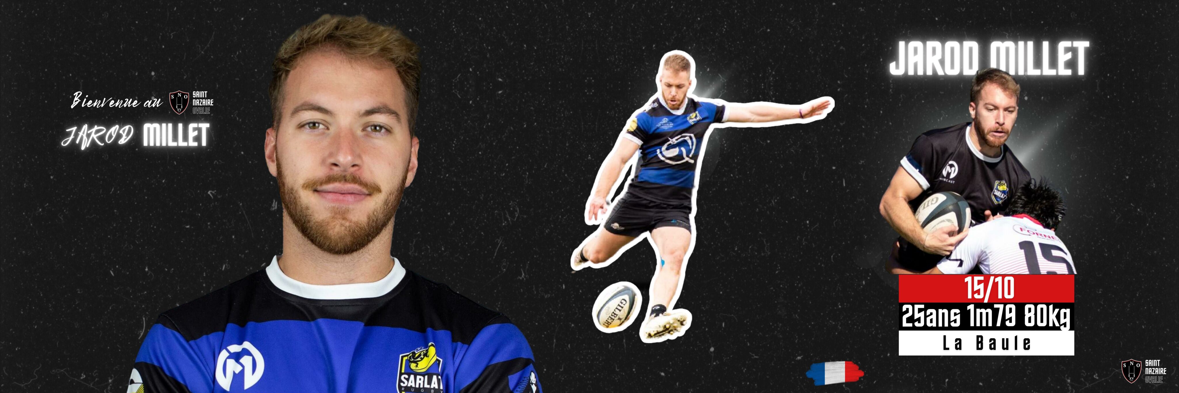 Jarod Millet est nazairien