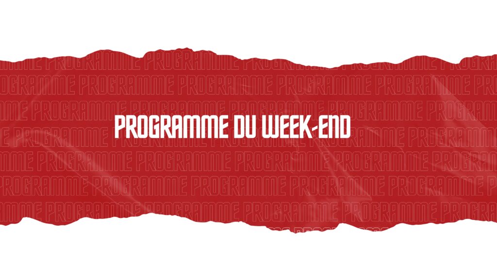 Programme du week-end, 13/14 janvier
