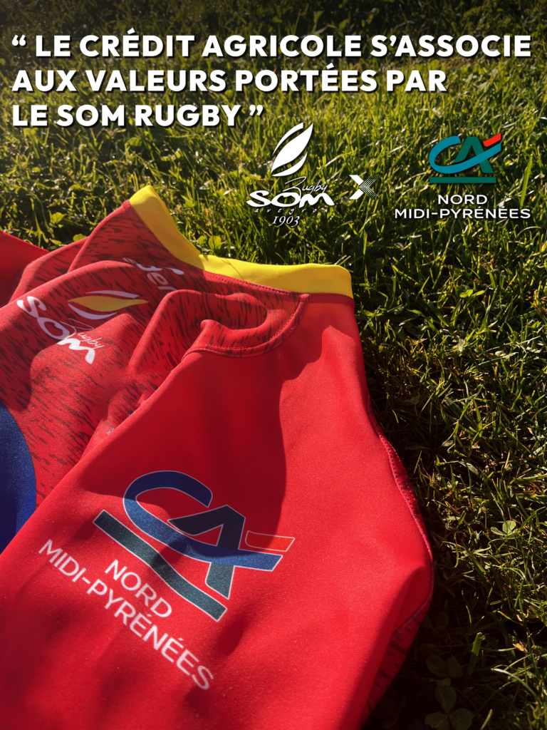 Le Crédit Agricole, partenaire du SOM RUGBY